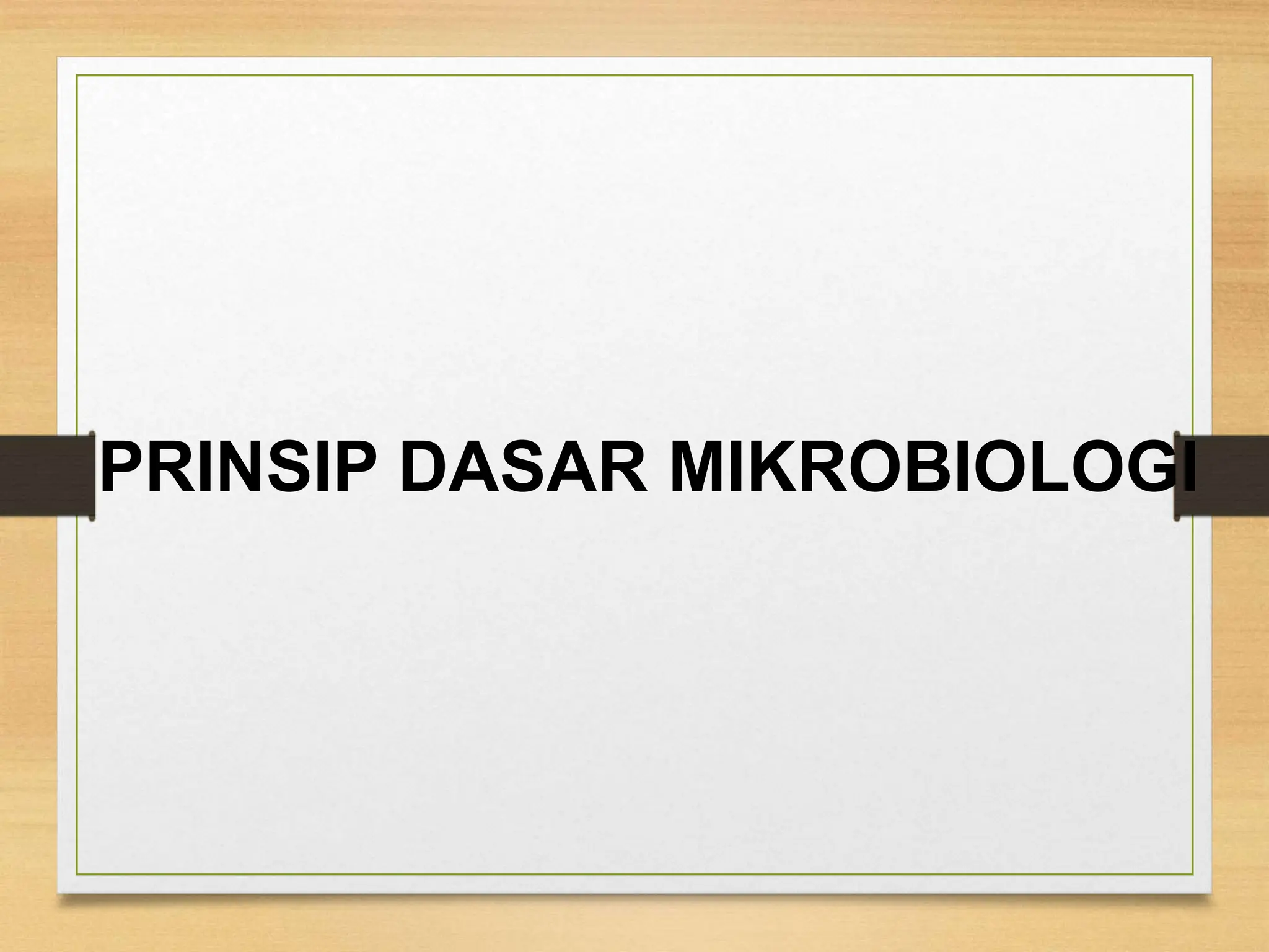 Dasar dasar mikrobiologi pertanian universitas | PPT