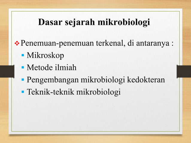 Dasar dasar mikrobiologi pertanian universitas | PPT