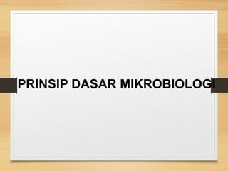 Dasar dasar mikrobiologi pertanian universitas | PPT
