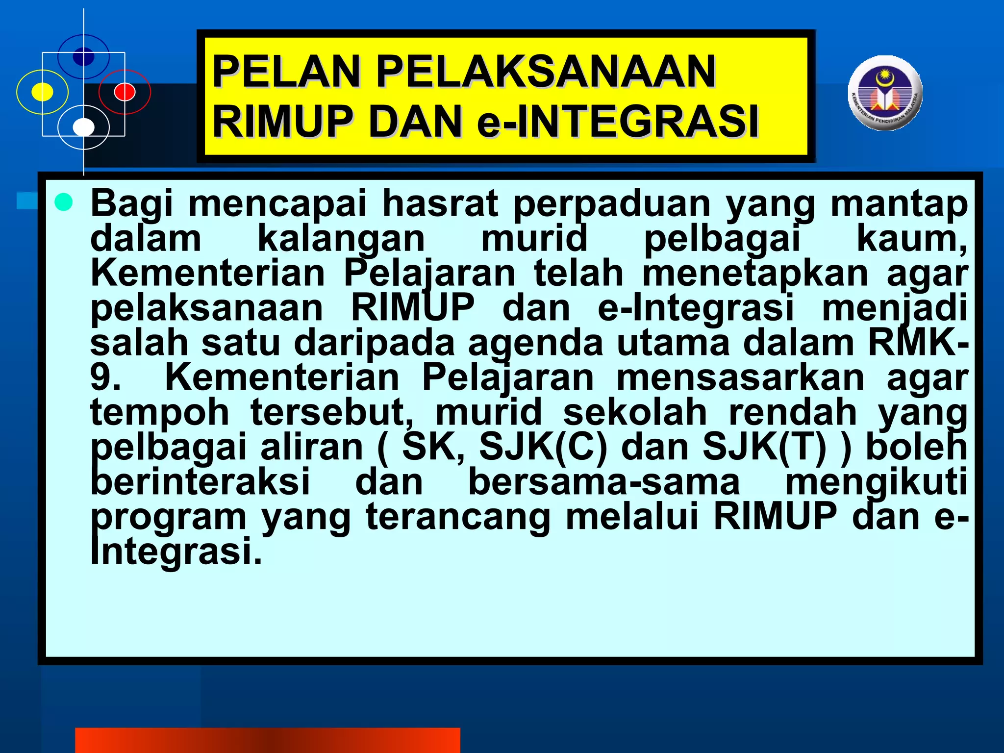 Dasar Pelaksanaan Rimup 2008 | PPT