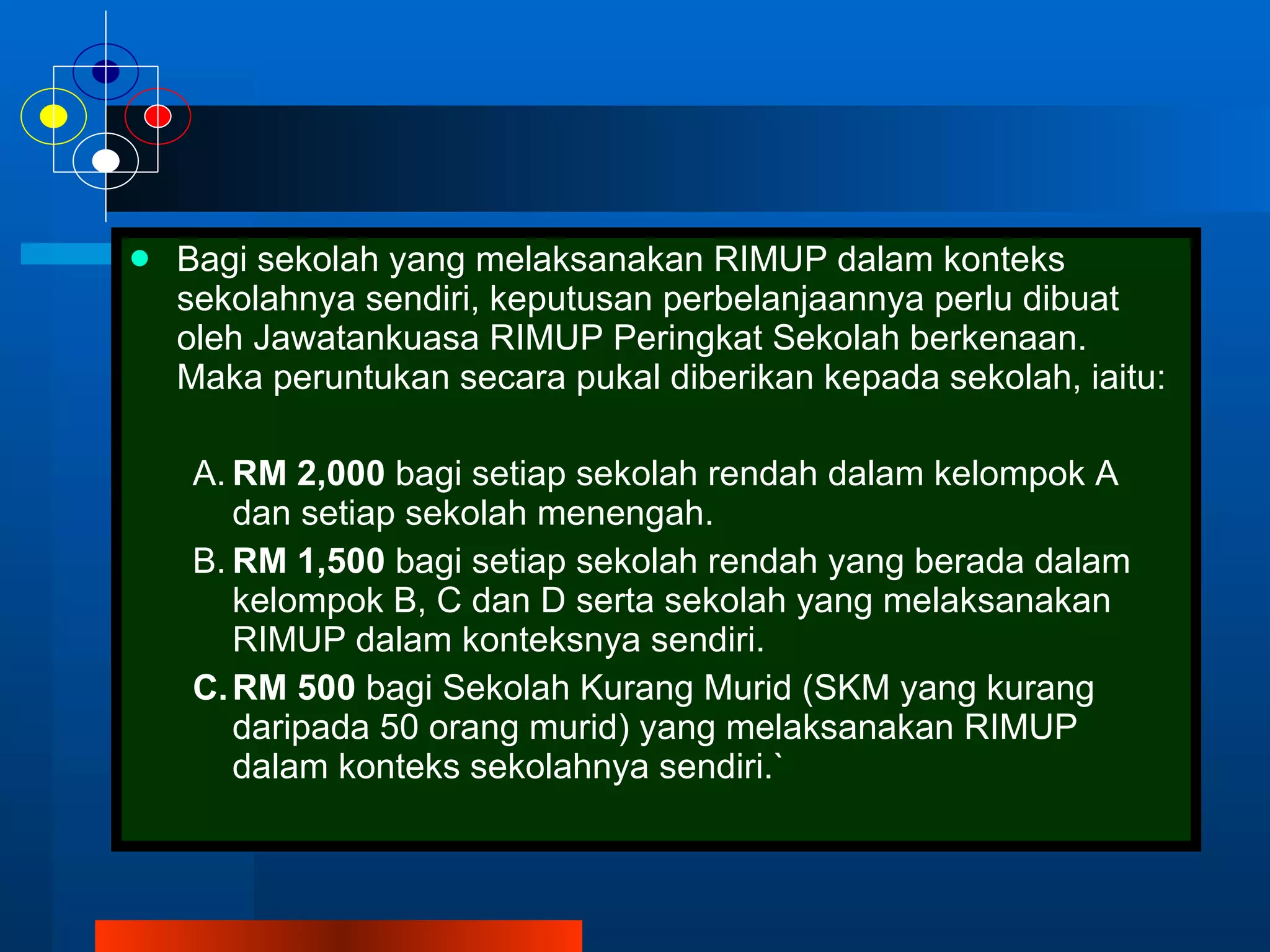 Dasar Pelaksanaan Rimup 2008 | PPT