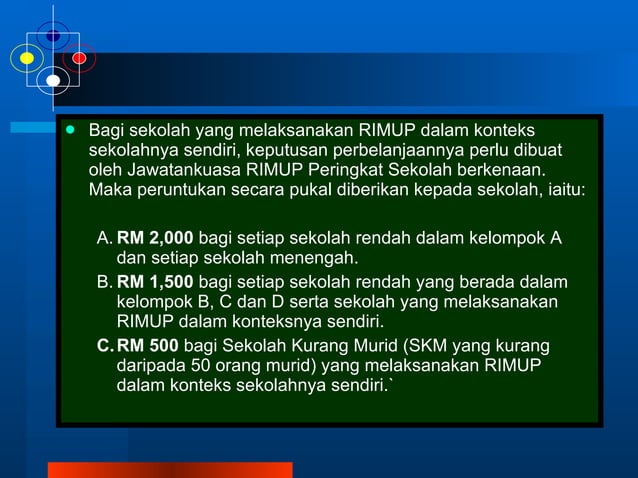 Dasar Pelaksanaan Rimup 2008 | PPT
