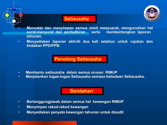 Dasar Pelaksanaan Rimup 2008 | PPT