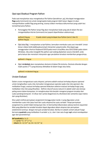 Dasar pemrograman-python | PDF