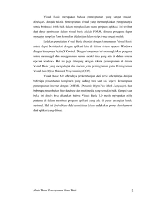 Dasar pemrograman-visual-basic1 | PDF