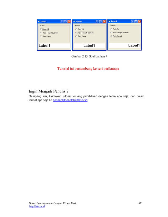 Dasar pemrograman-visual-basic1 | PDF