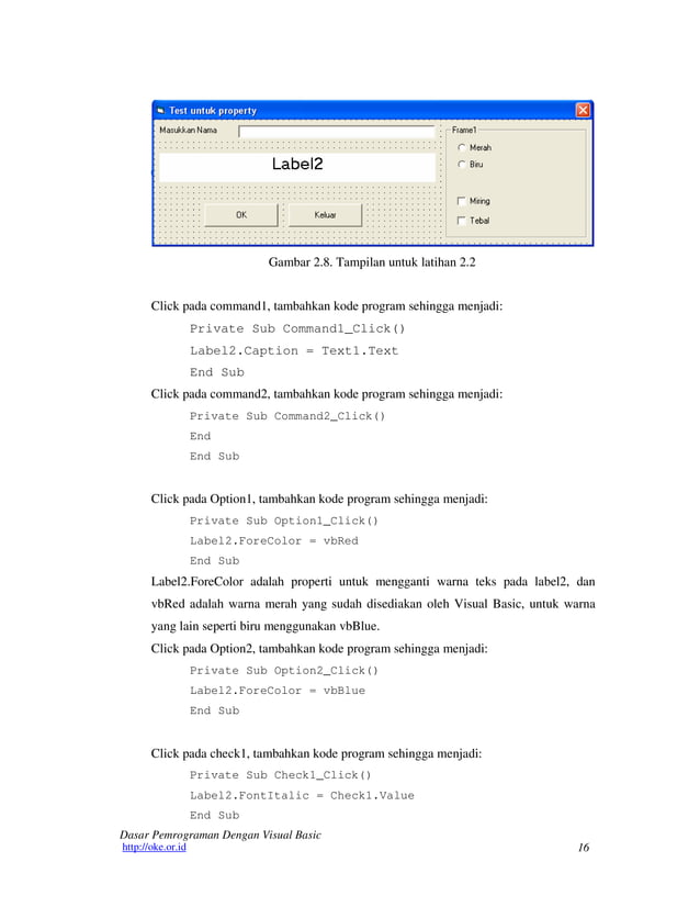Dasar pemrograman-visual-basic1 | PDF