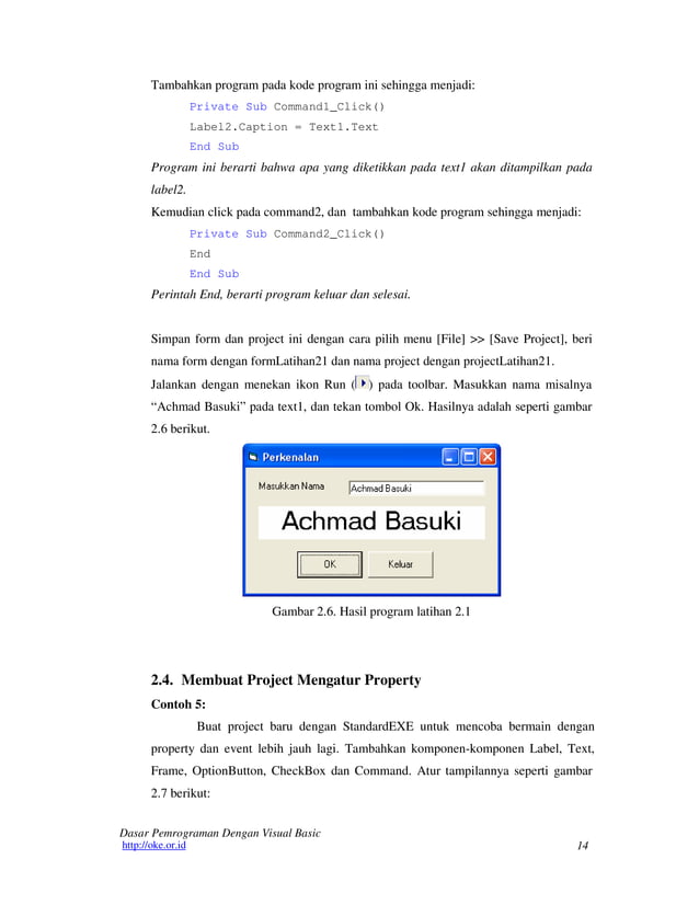 Dasar pemrograman-visual-basic1 | PDF