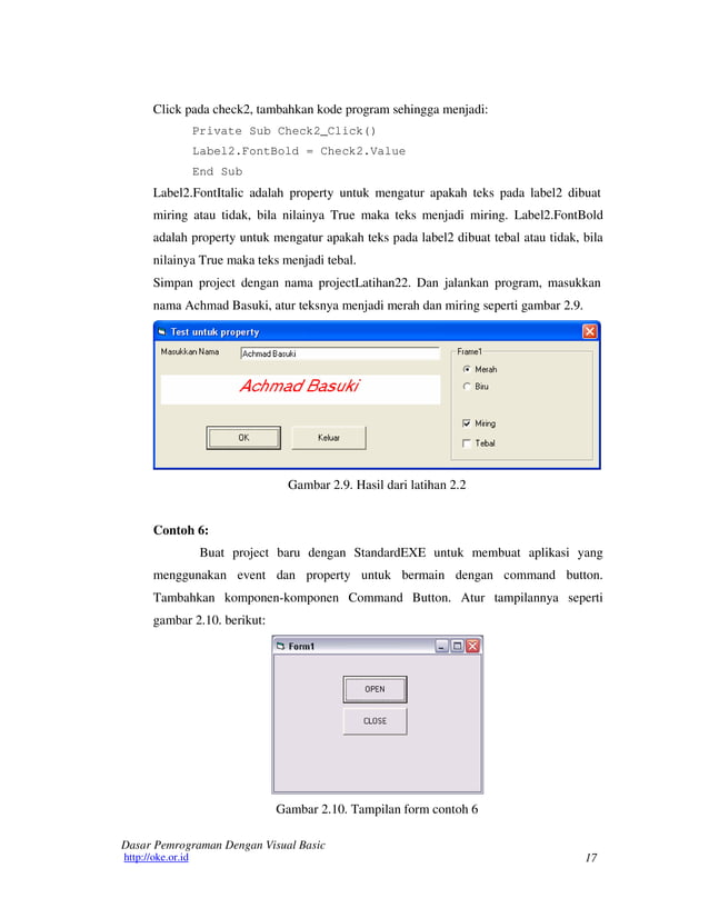 Dasar pemrograman-visual-basic1 | PDF