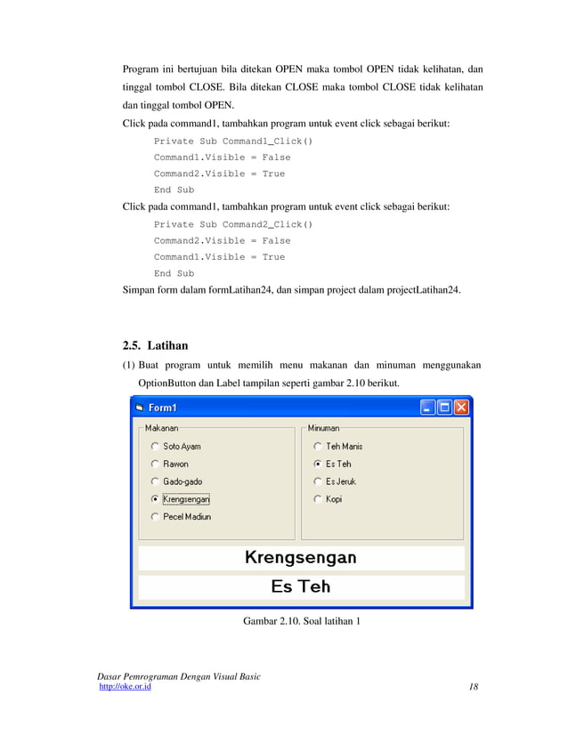 Dasar pemrograman-visual-basic1 | PDF