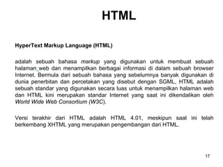 Dasar web-dan-html | PDF