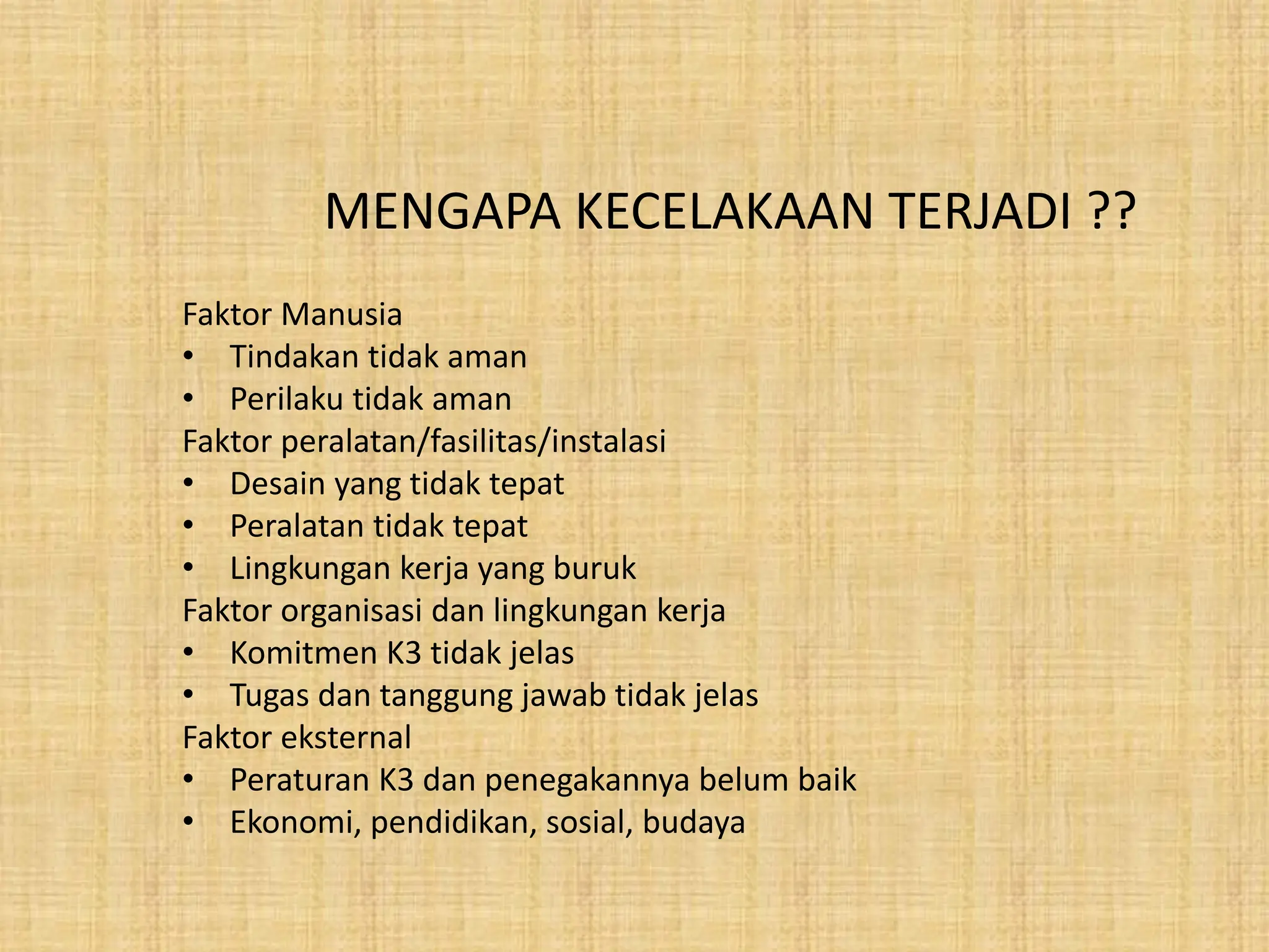 Dasar-dasar K3 untuk anggota P2K3 di tempat kerja | PDF