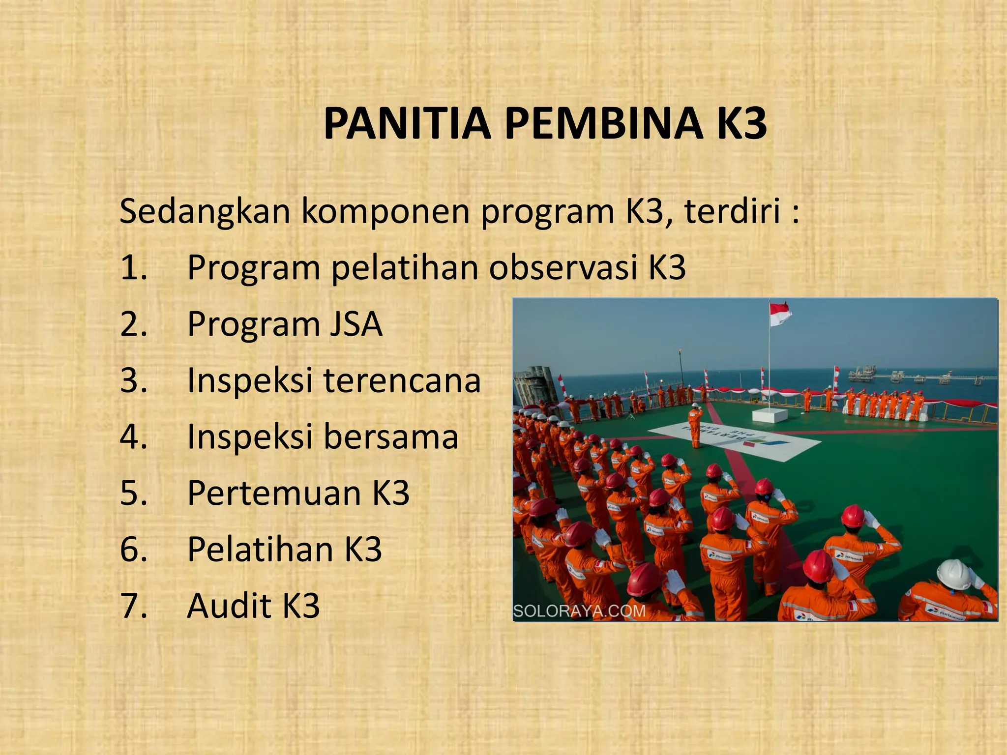 Dasar-dasar K3 untuk anggota P2K3 di tempat kerja | PDF