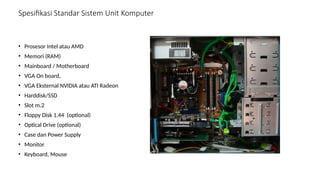 Arsitektur dan Organisasi Komputer_Arkom | PPTX