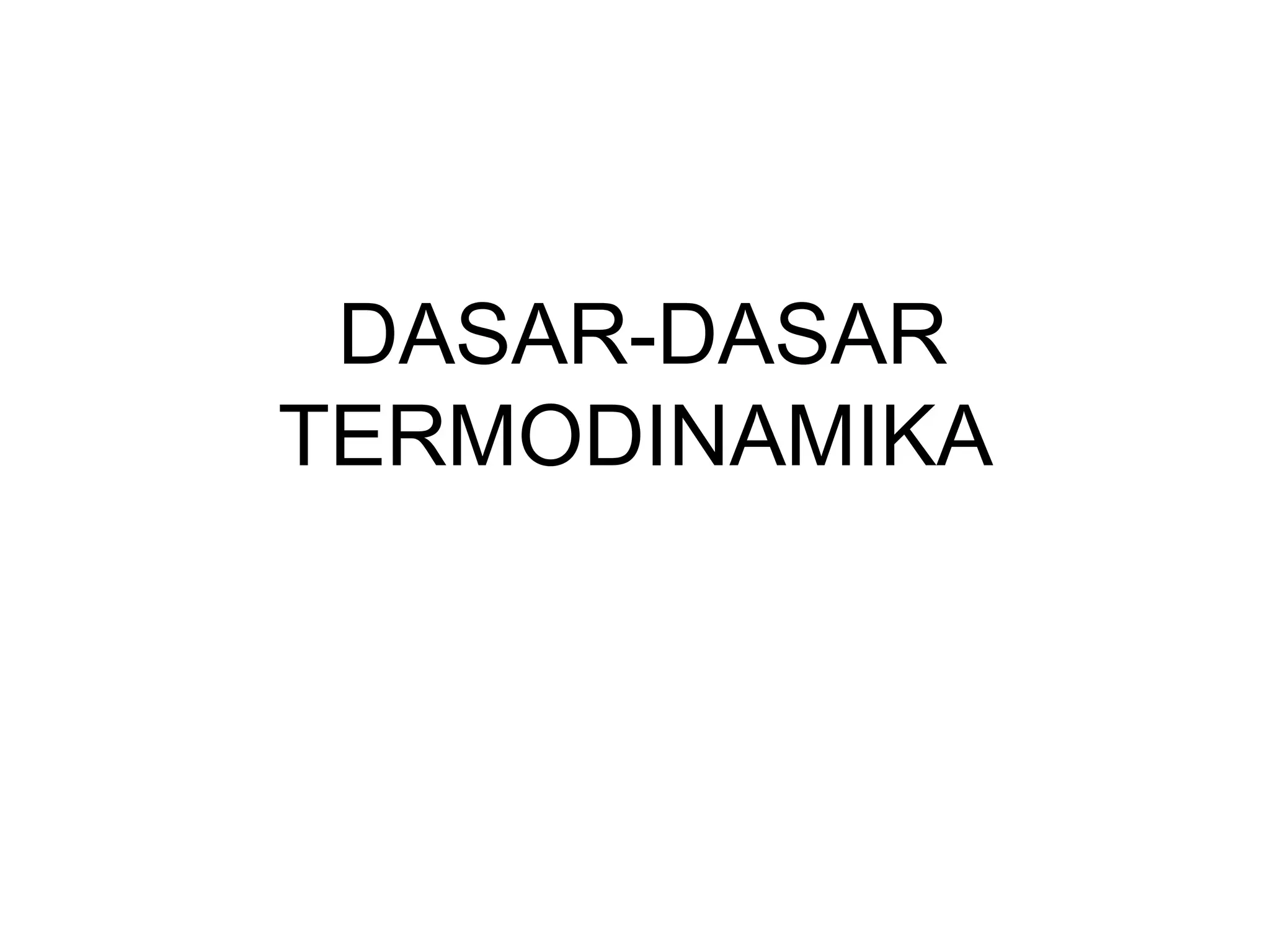 Dasar2 termo | PDF