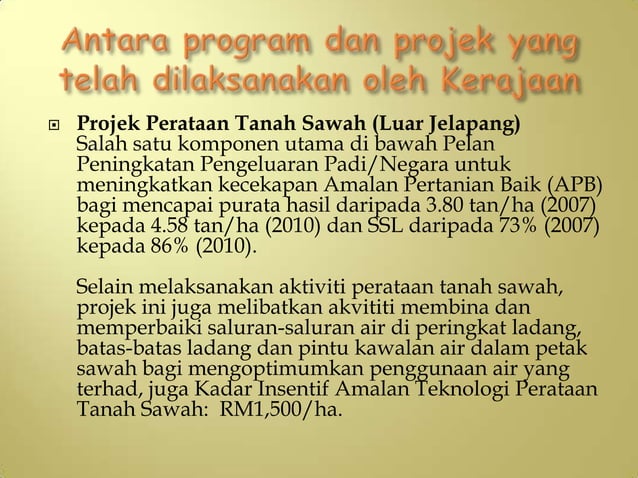 Dasar Agromakanan & Dasar Jaminan Bekalan Makanan | PPTX