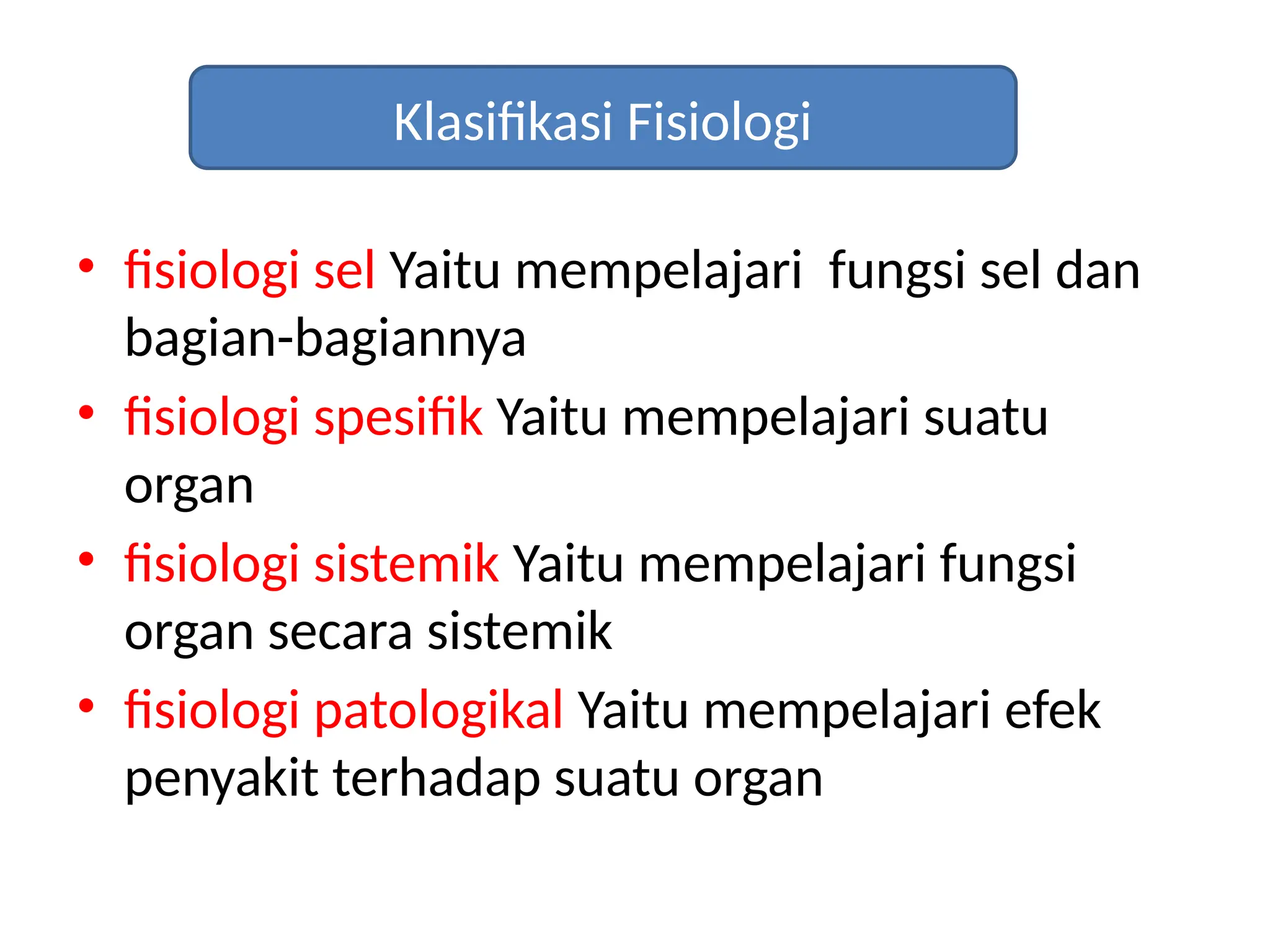 Dasar anatomi fisiologi pertemuan kesatu | PPTX