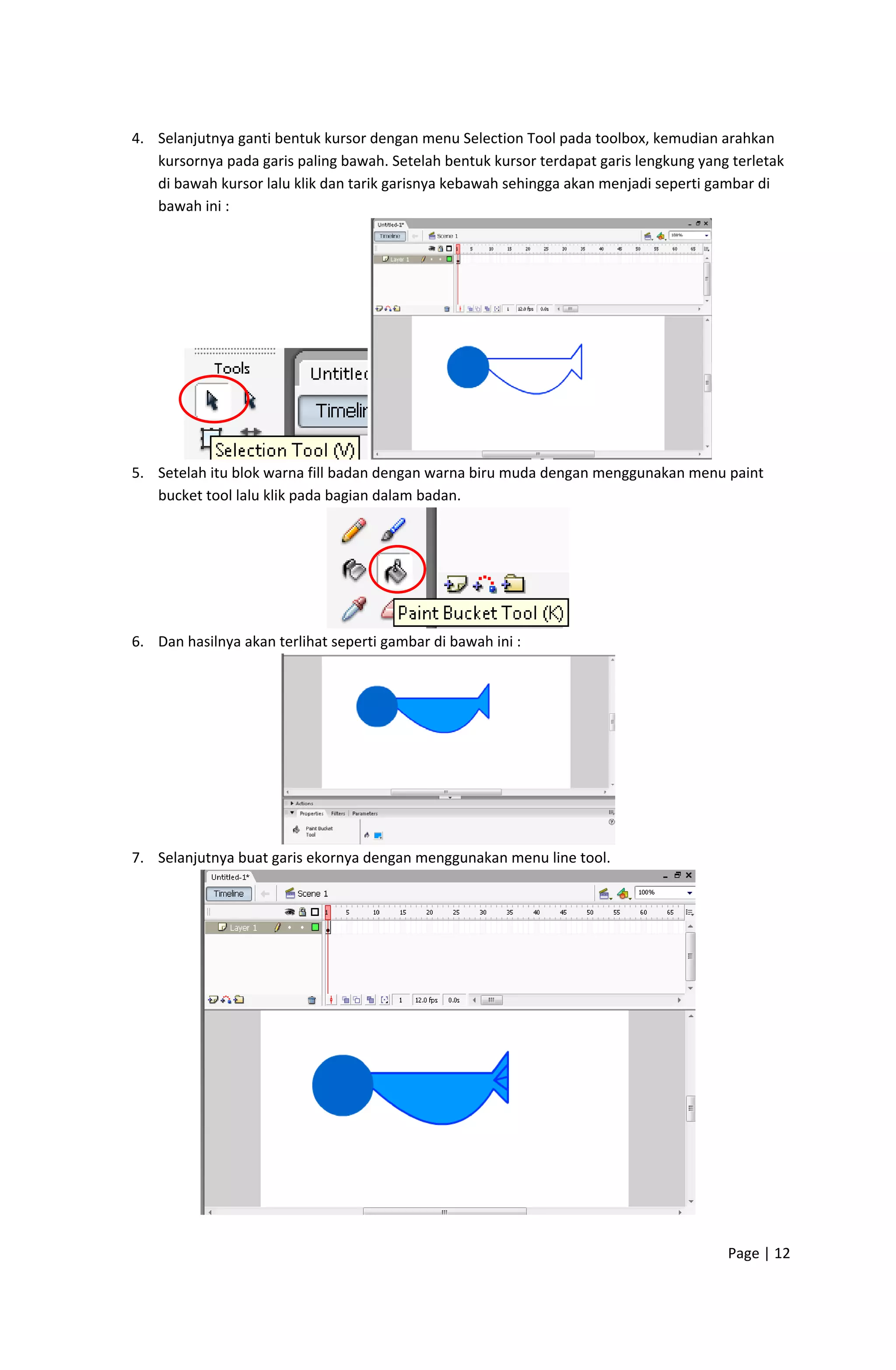 Animasi Dasar Menggunakan Macromedia Flash 8 | PDF