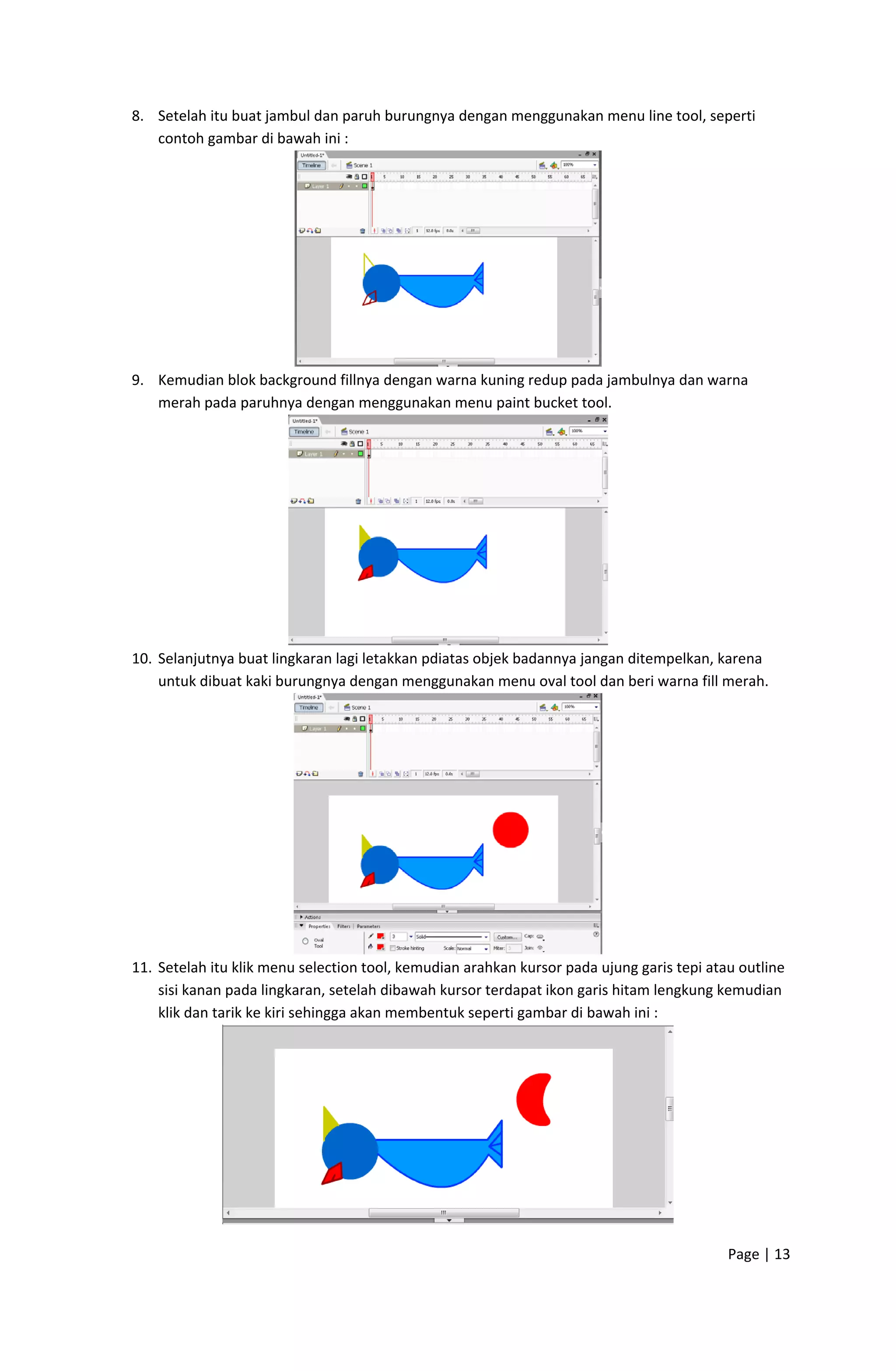Animasi Dasar Menggunakan Macromedia Flash 8 | PDF