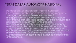 Dasar automotif nasional (nap) presentation | PPT