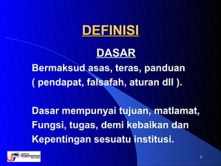 Dasar awam | PPT