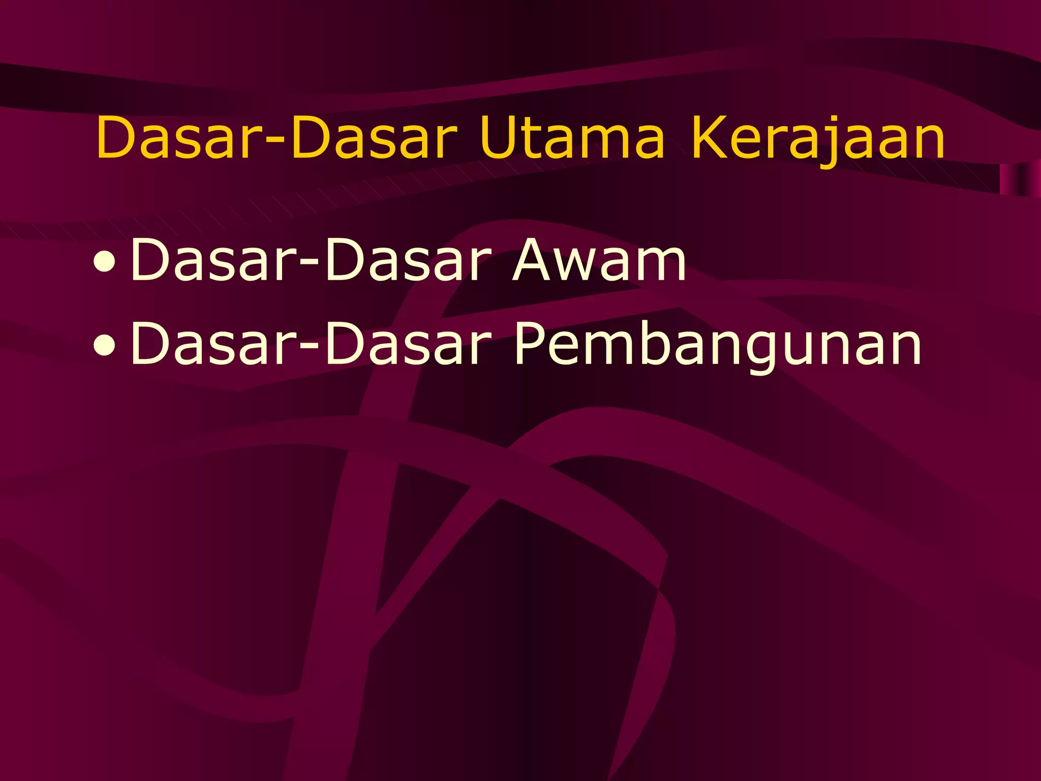 Dasar Awam 1 | PPT