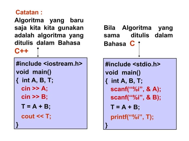 Dasar c++ input, proses, output | PPT