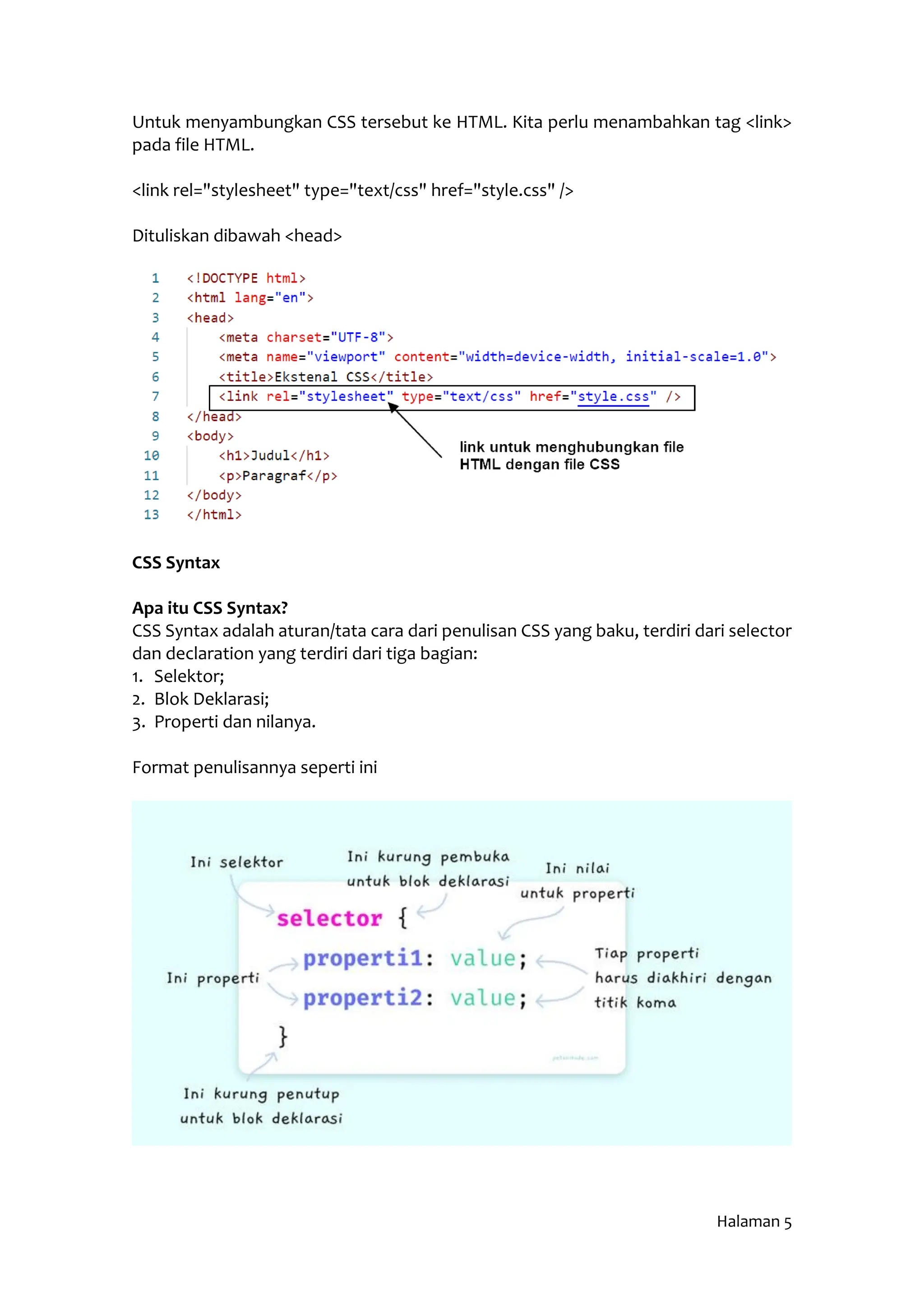 Modul Pembelajaran dasar dasar PPLG Pemrograman web | PDF