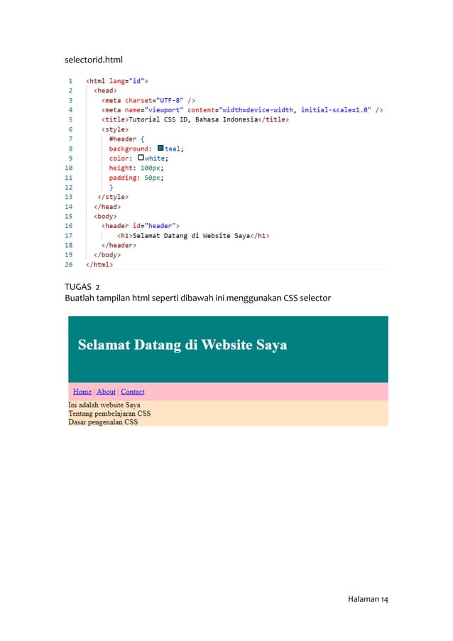 Modul Pembelajaran dasar dasar PPLG Pemrograman web | PDF