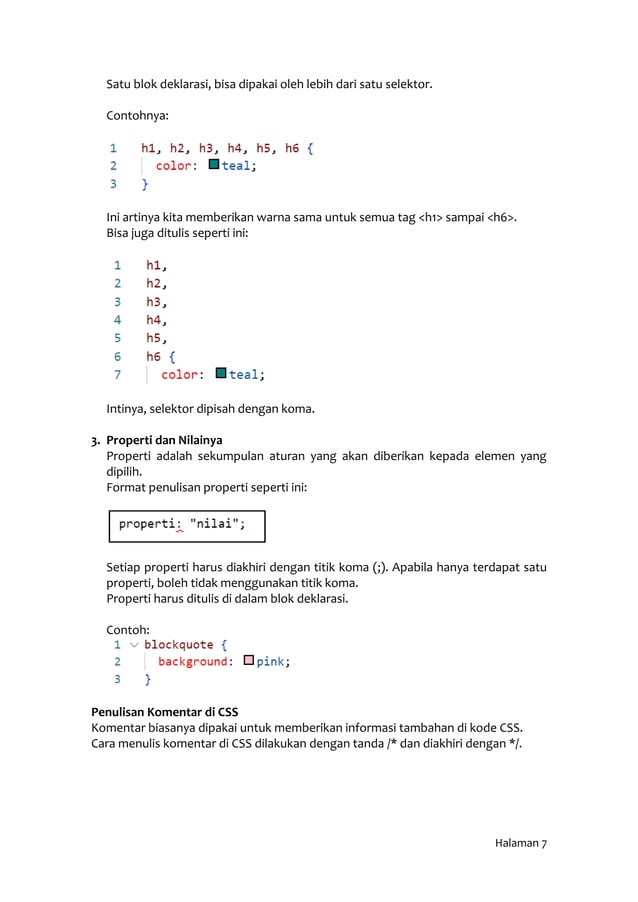 Modul Pembelajaran dasar dasar PPLG Pemrograman web | PDF