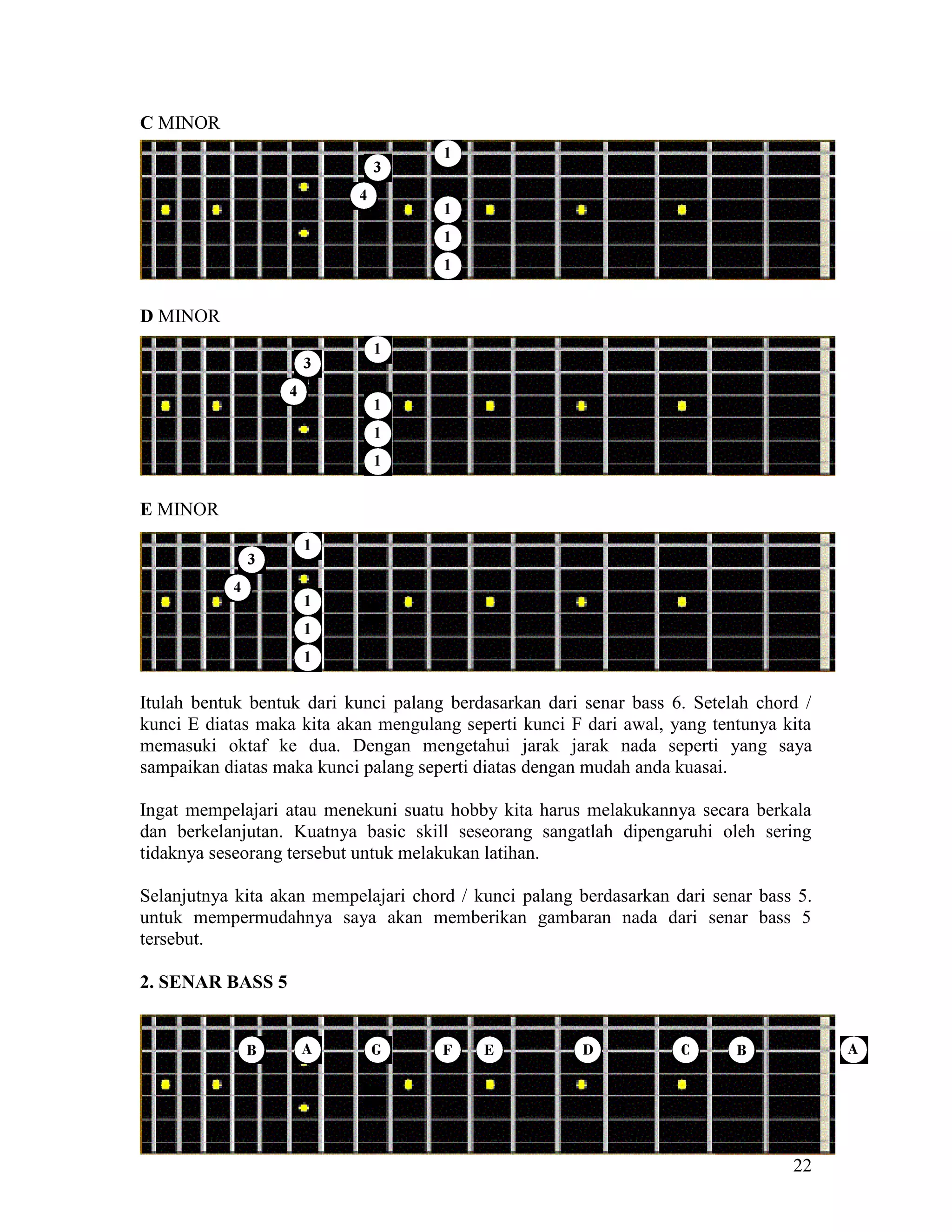Dasar dasar bermain gitar | PDF