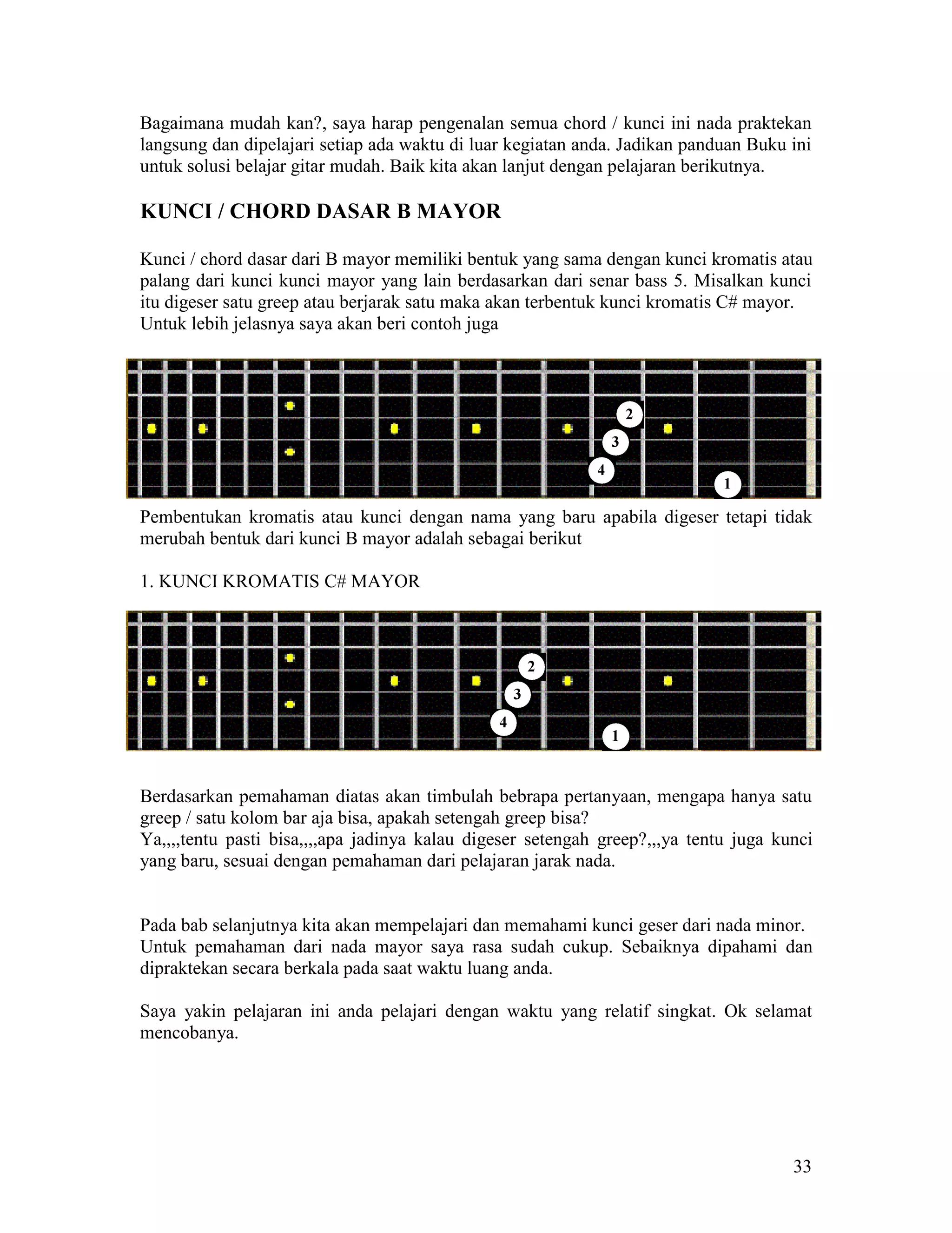 Dasar dasar bermain gitar | PDF
