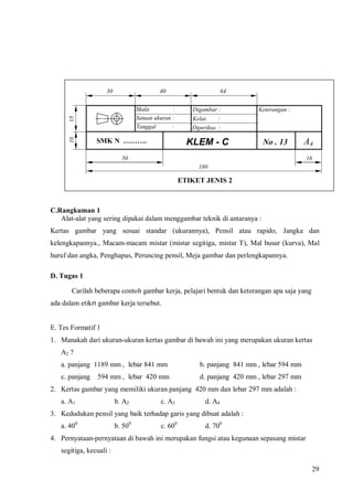 Dasar dasar gambar_teknik | PDF