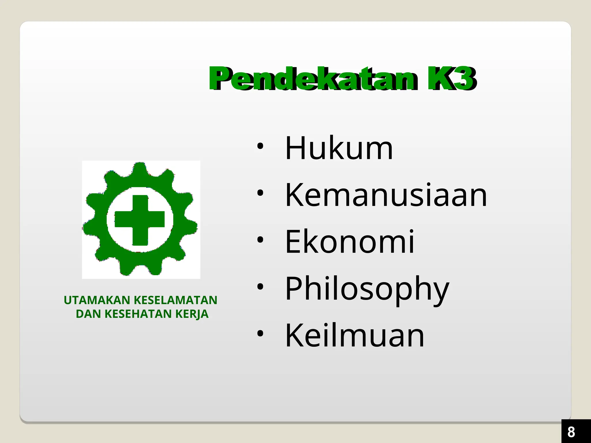 Dasar Dasar Kesehatan Dan Keselamatan Kerja3 Ppt