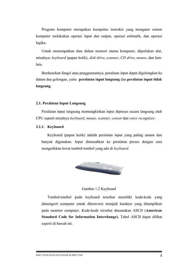 Dasar – dasar komputer | PDF