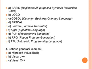 Dasar dasar komputer | PPTX