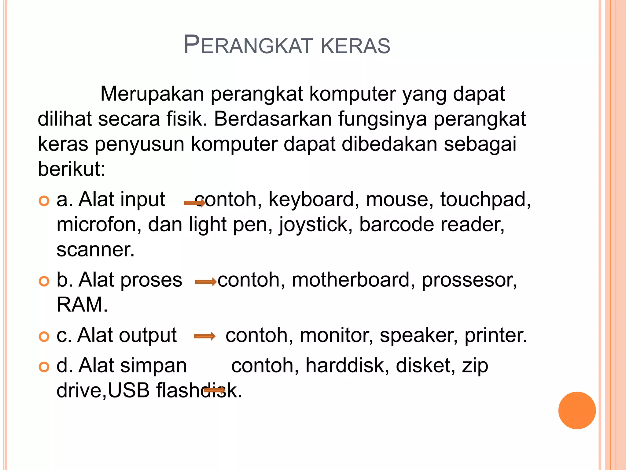 Dasar dasar komputer | PPTX