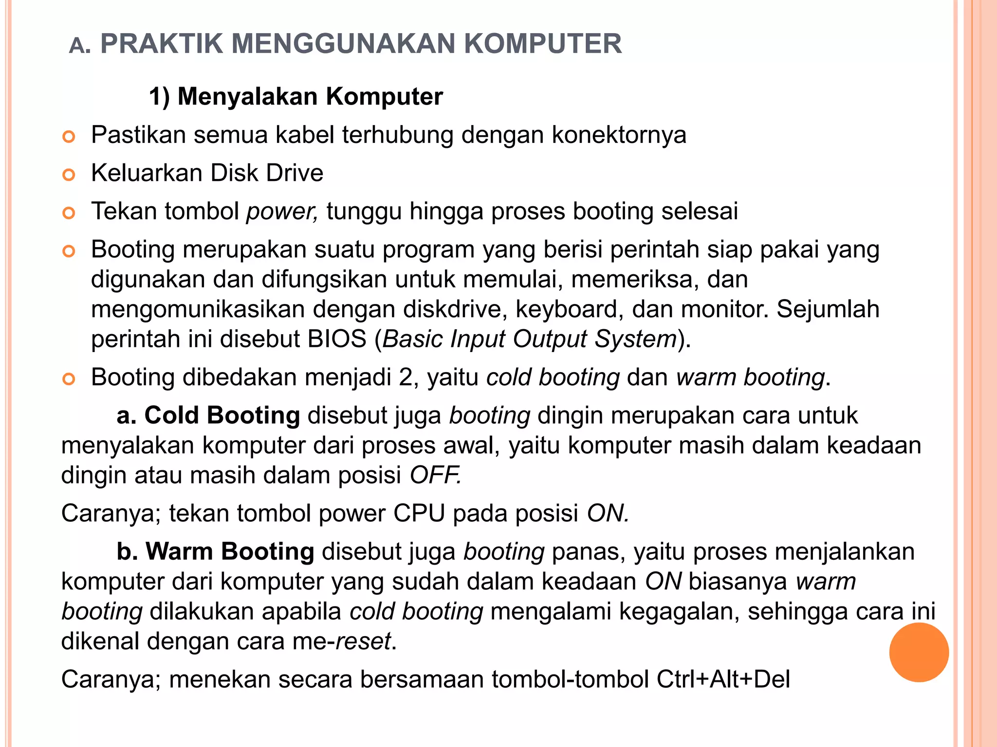 Dasar dasar komputer | PPTX