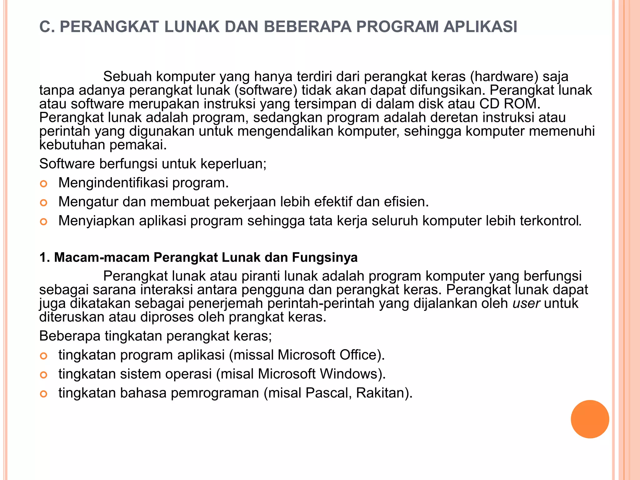 Dasar dasar komputer | PPTX