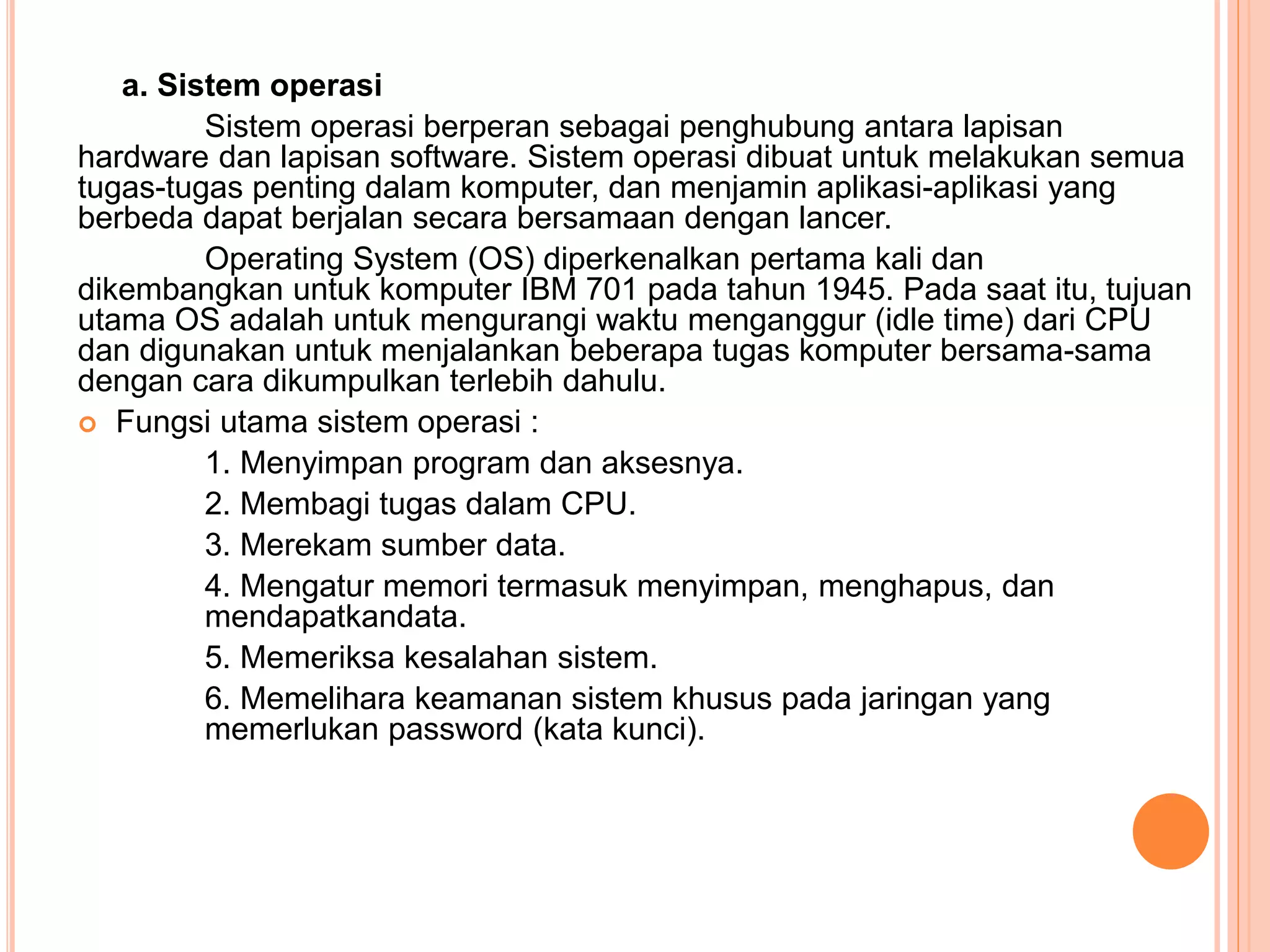 Dasar dasar komputer | PPTX