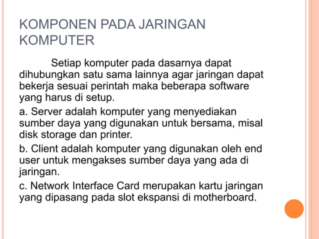 Dasar dasar komputer | PPTX