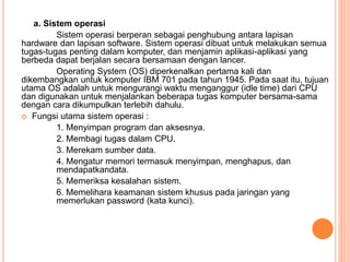 Dasar dasar komputer | PPTX