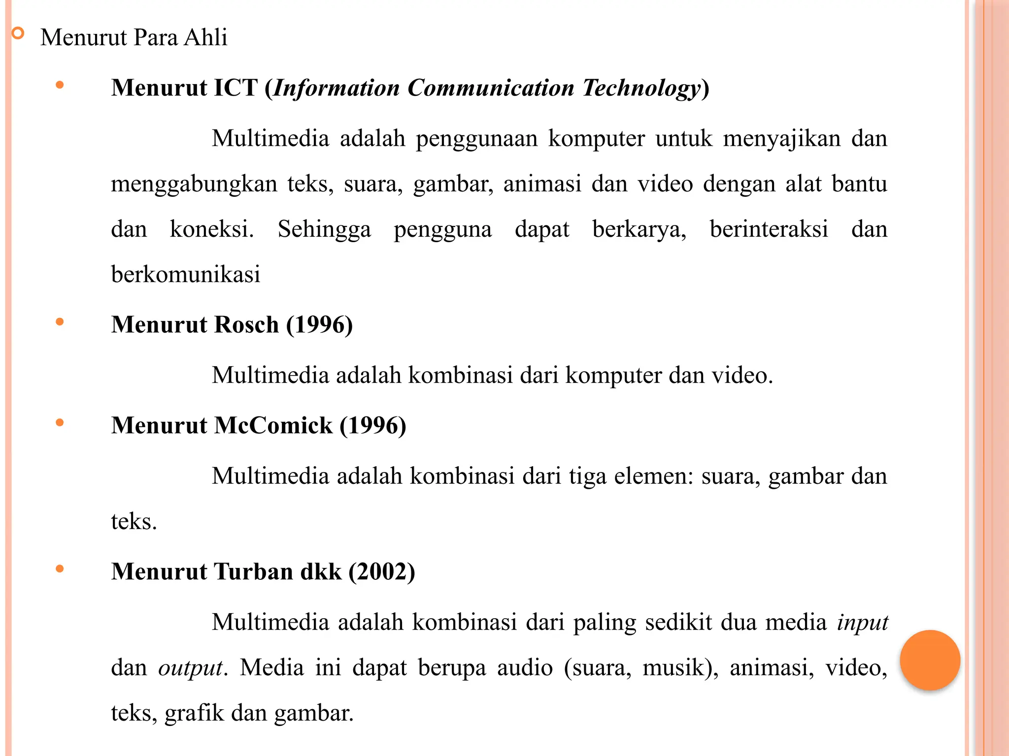 Dasar Dasar Multimedia pembelajaran dasar | PPTX