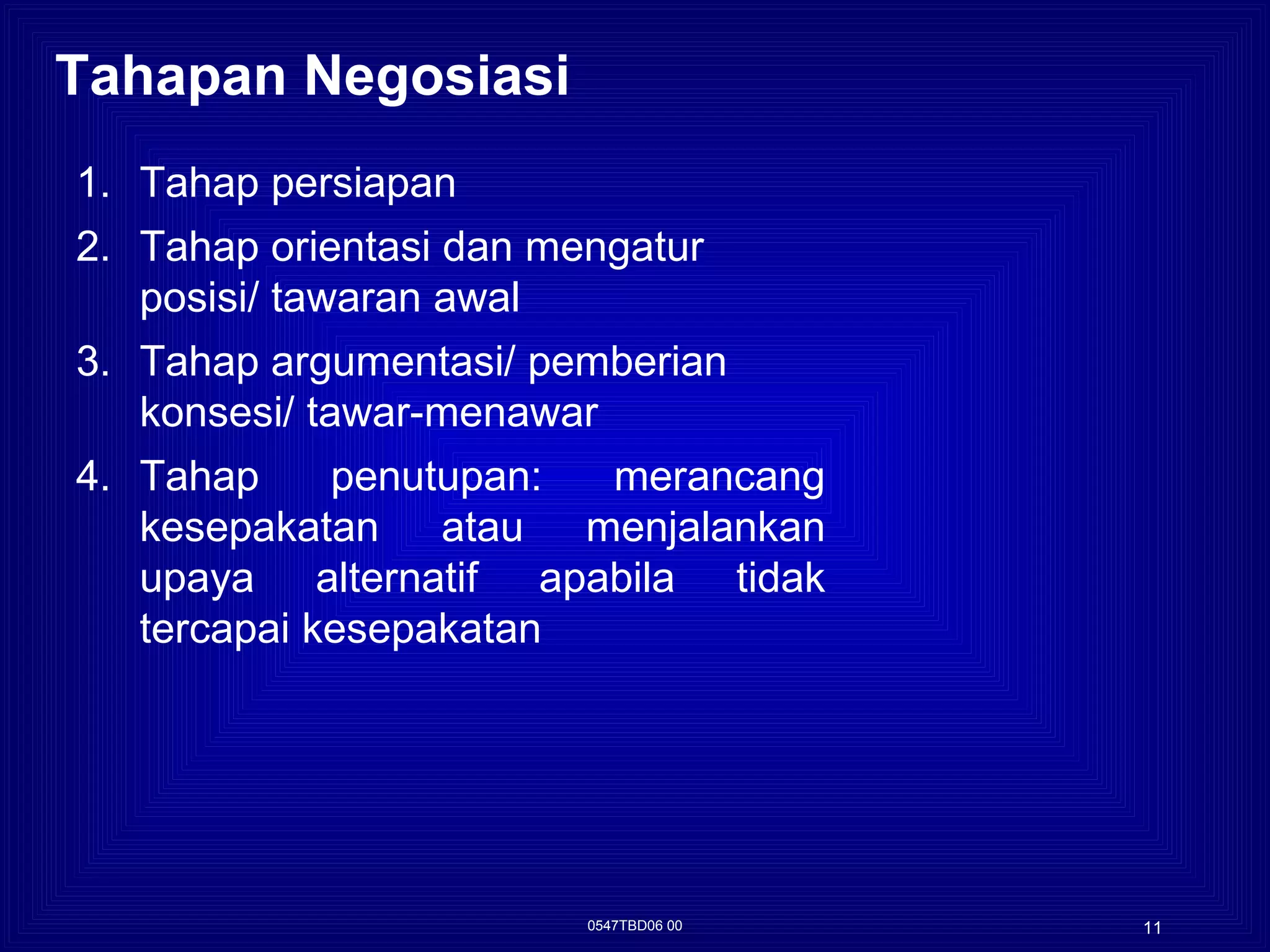 Dasar dasar negosiasi | PPT