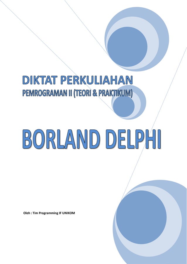 Dasar dasar pemograman_delphi | PDF