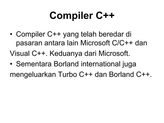 Dasar dasar pemrograman | PPT