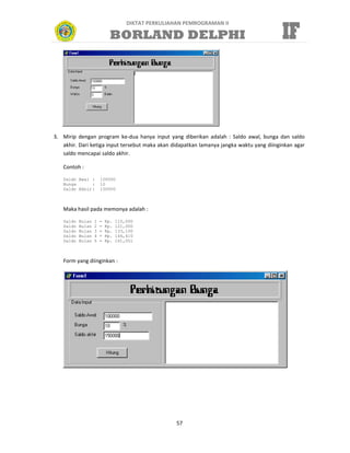 Dasar dasar perulangan_delphi | PDF
