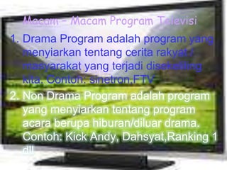 Dasar – dasar teknologi televisi | PPTX