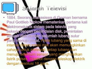Dasar – dasar teknologi televisi | PPTX