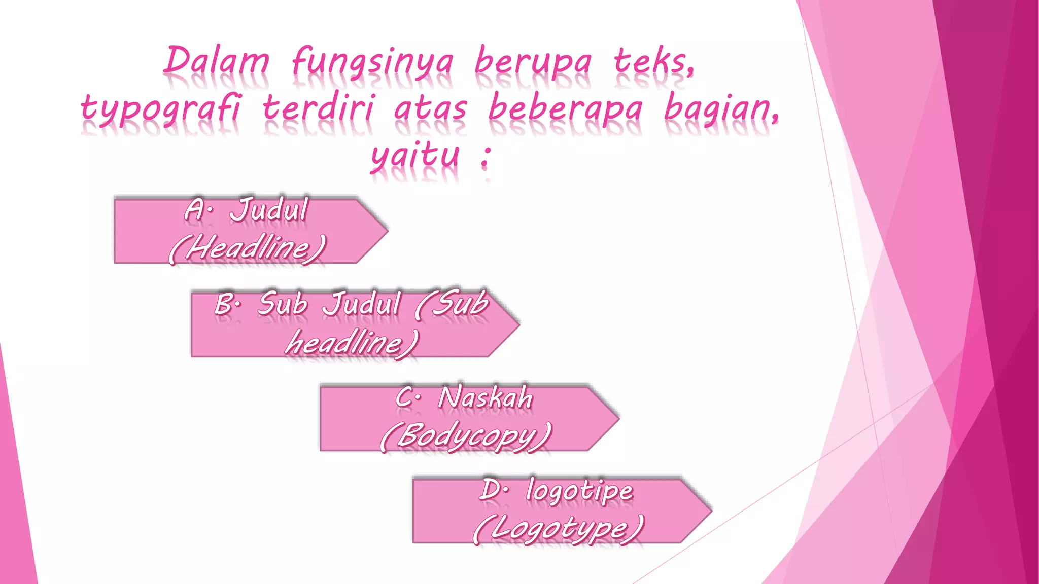 Dasar Desain Grafis | Tipografi | PPTX